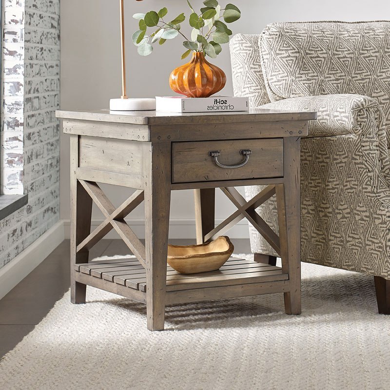 Mill House Winkler End Table by Kincaid Furniture | FurniturePick