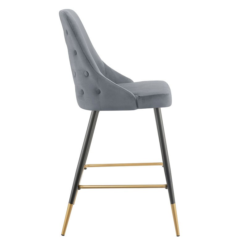 Ben Bar Stool (Gunmetal) (Set of 2) by Elements Furniture | FurniturePick